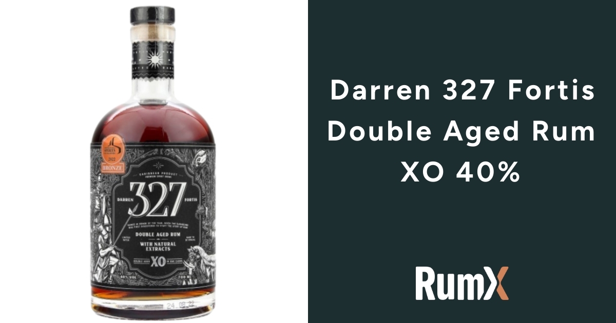 Darren 327 Fortis Double Aged Rum XO 40% | RumX
