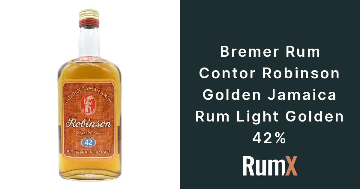 Bremer Rum Contor Robinson Golden Jamaica Rum Light Golden | RX16500 | RumX