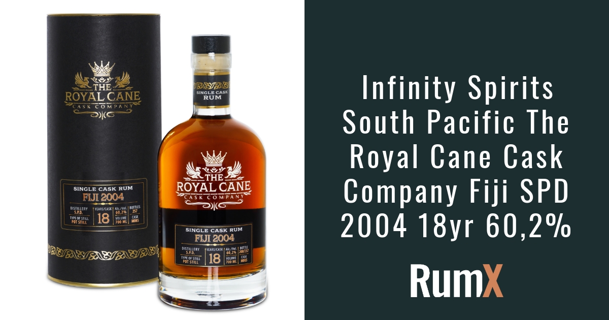 Infinity Spirits South Pacific The Royal Cane Cask Company Fiji SPD ...