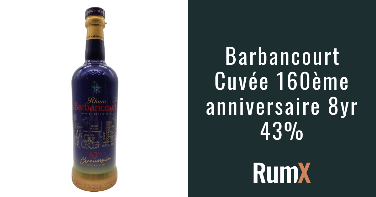 Barbancourt Cuvée 160ème anniversaire | RX14323 | RumX