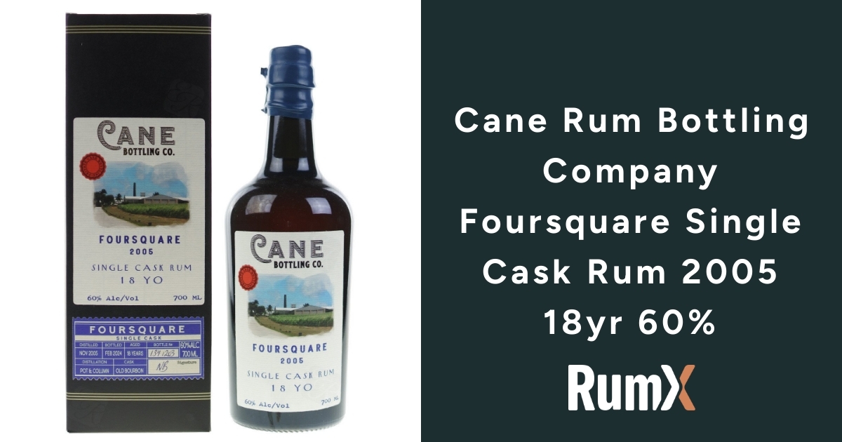 Cane Rum Bottling Company Foursquare Single Cask Rum | RX19918 | RumX